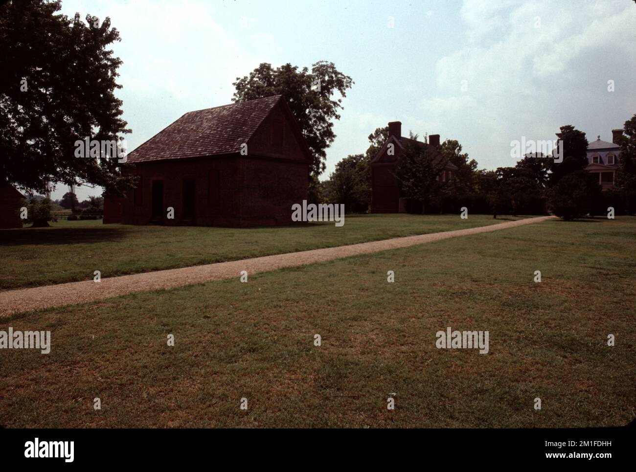 Hopewell, VA. U.S.A. 5/1984. Shirley Planation on the James River has ...