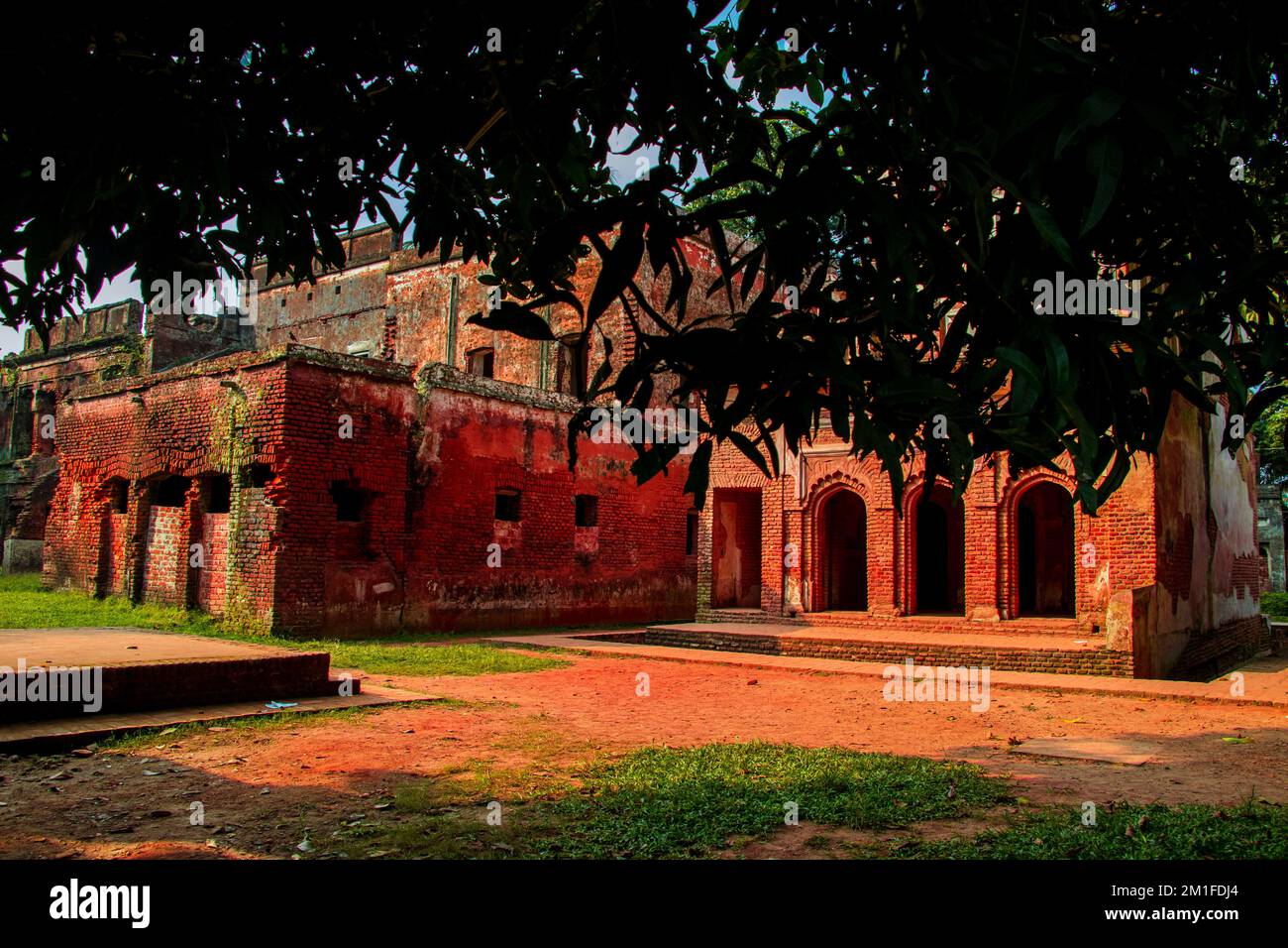 The ancient architecture of Panam City in Sonargaon. Image captured on ...