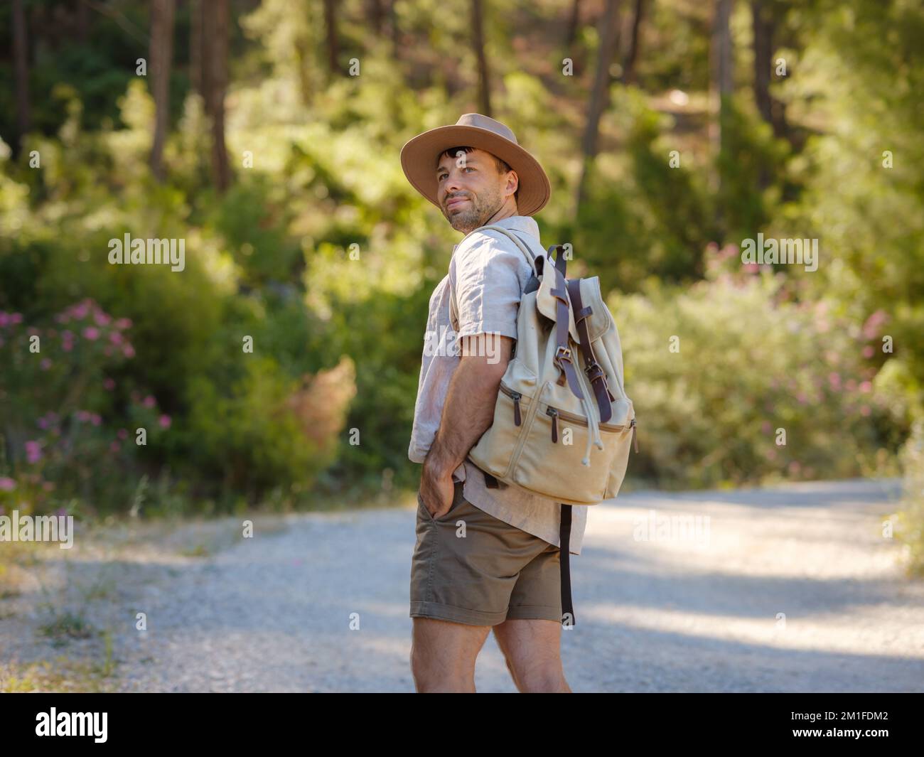 concept of embracing fresh air and engaging in outdoor activities. Man ...