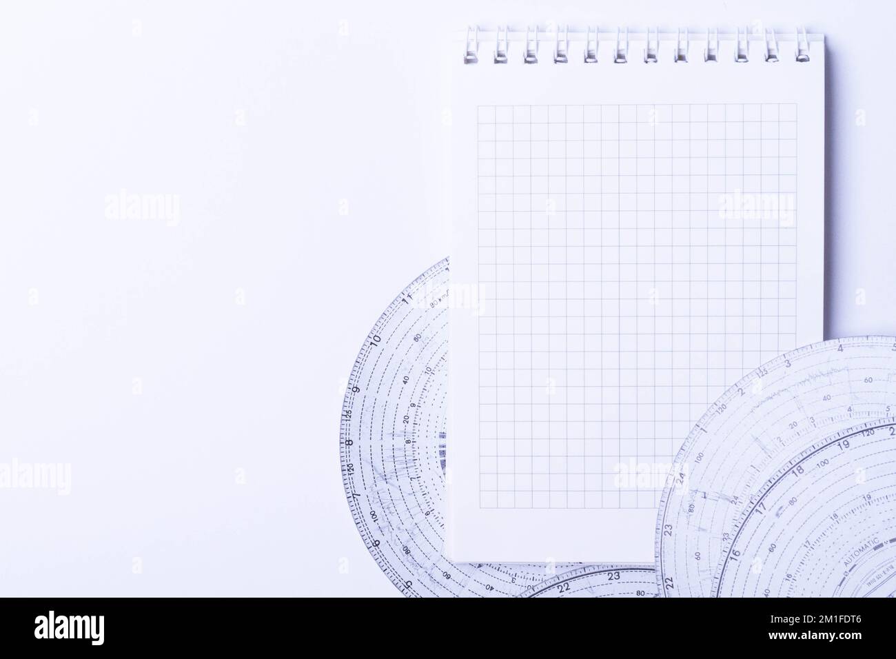 Tachograph and notepad. Driver time tracking. Fixing the movement of ...