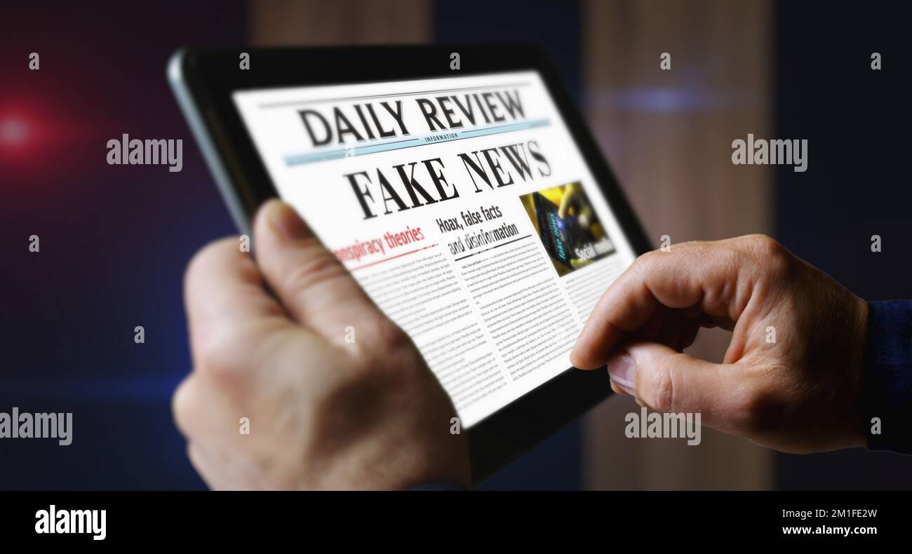 Fake news, conspiracy theory, hoax and disinformation daily newspaper ...