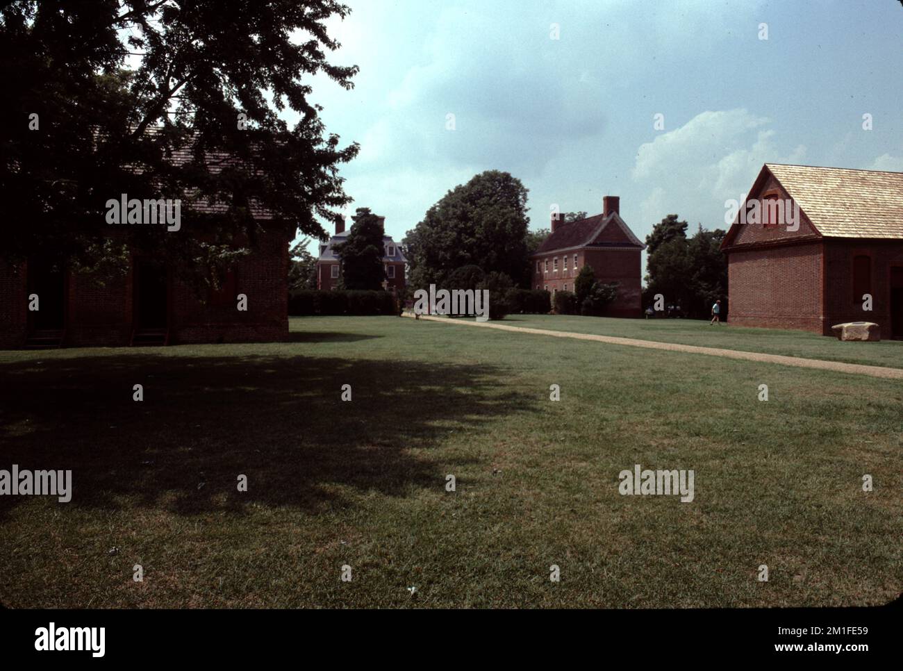 Hopewell, VA. U.S.A. 5/1984. Shirley Planation on the James River has ...
