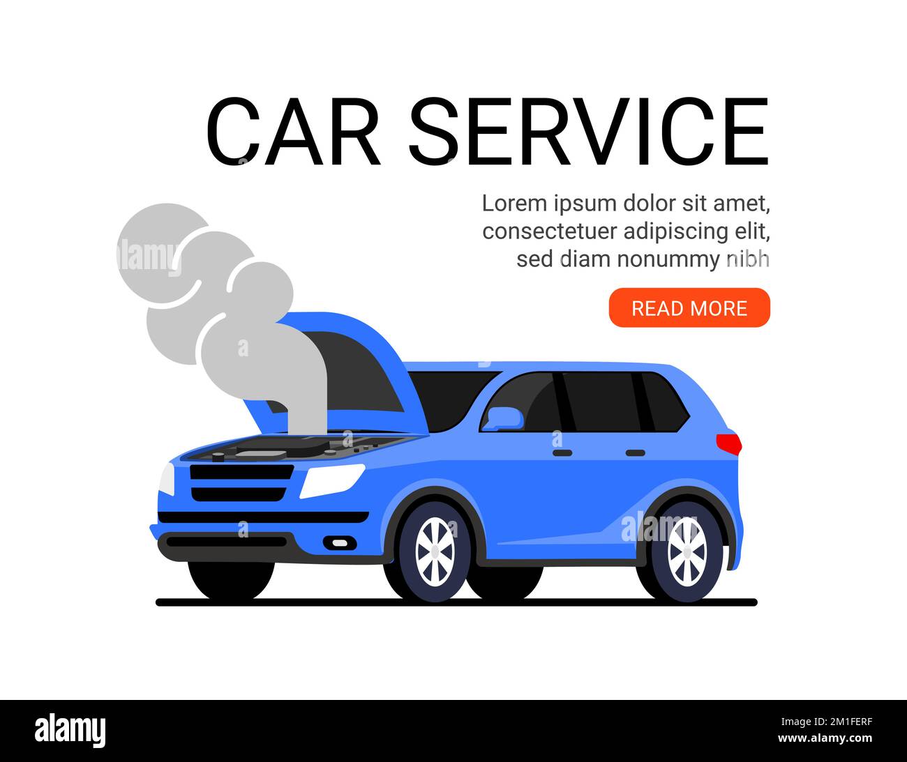 Car service maintance vector garage. Auto mechanic service repair ...