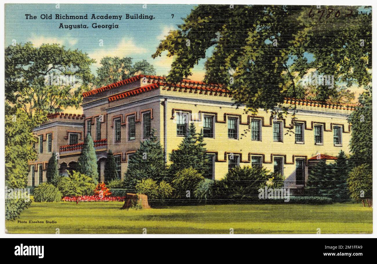The old Richmond Academy building, Augusta, Georgia , Schools, Historic ...
