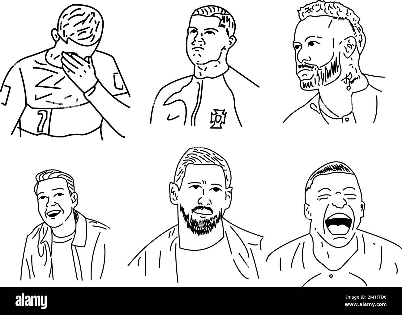 Neymar illustration Stock Vector Images - Alamy