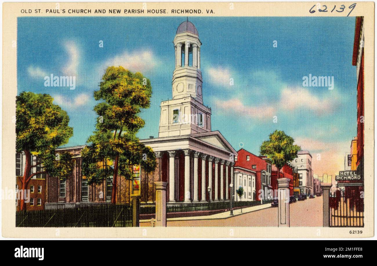 Old St. Paul's Church and Parish House, Richmond, VA. , Churches ...