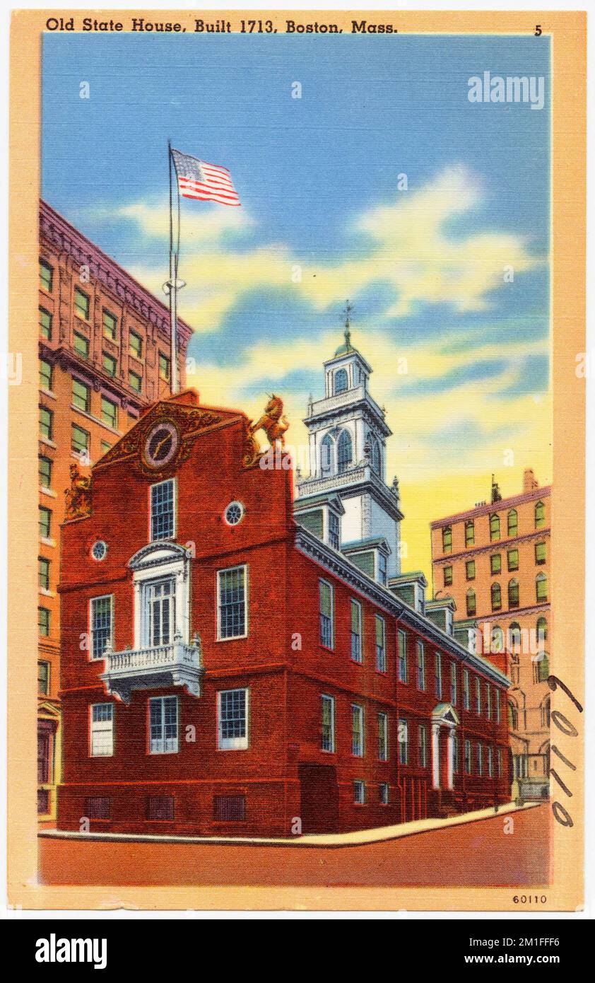 Old State House, built 1713, Boston, Mass. , Capitols, Old State House ...