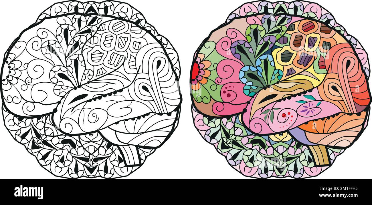 Brain Tattoo Design