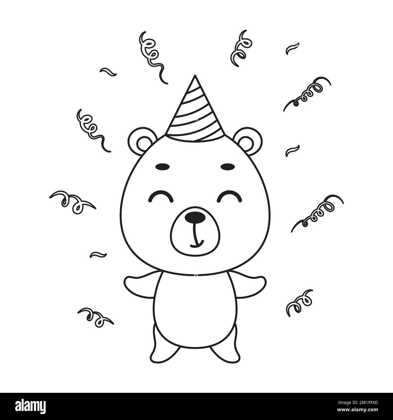 Birthday Bear Coloring Pages [2025]