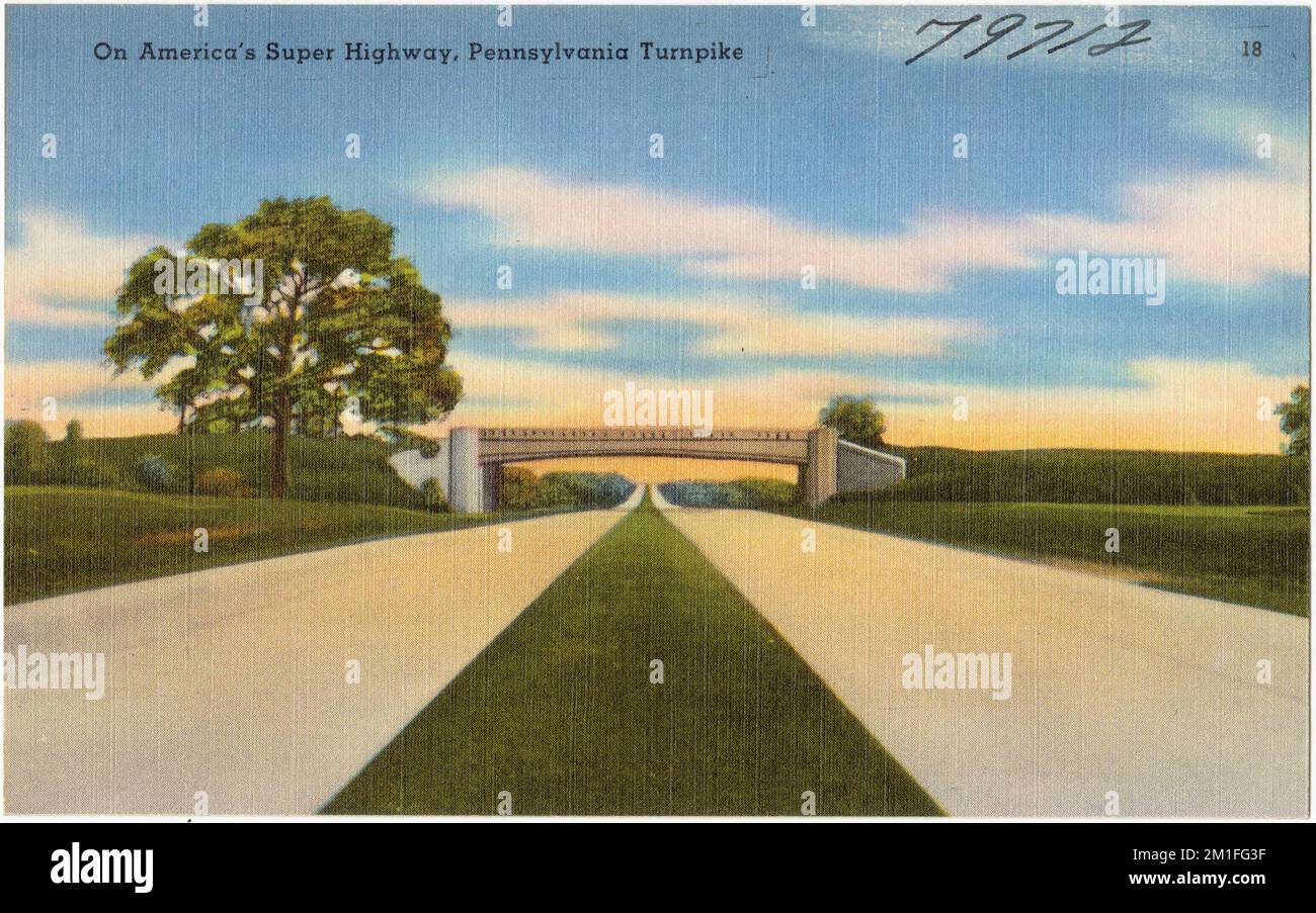 On America's super highway, Pennsylvania Turnpike , Roads, Tichnor ...