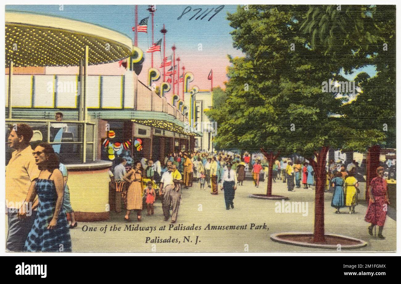 One of the Midways at Palisades Amusement Park, Palisades, N. J ...