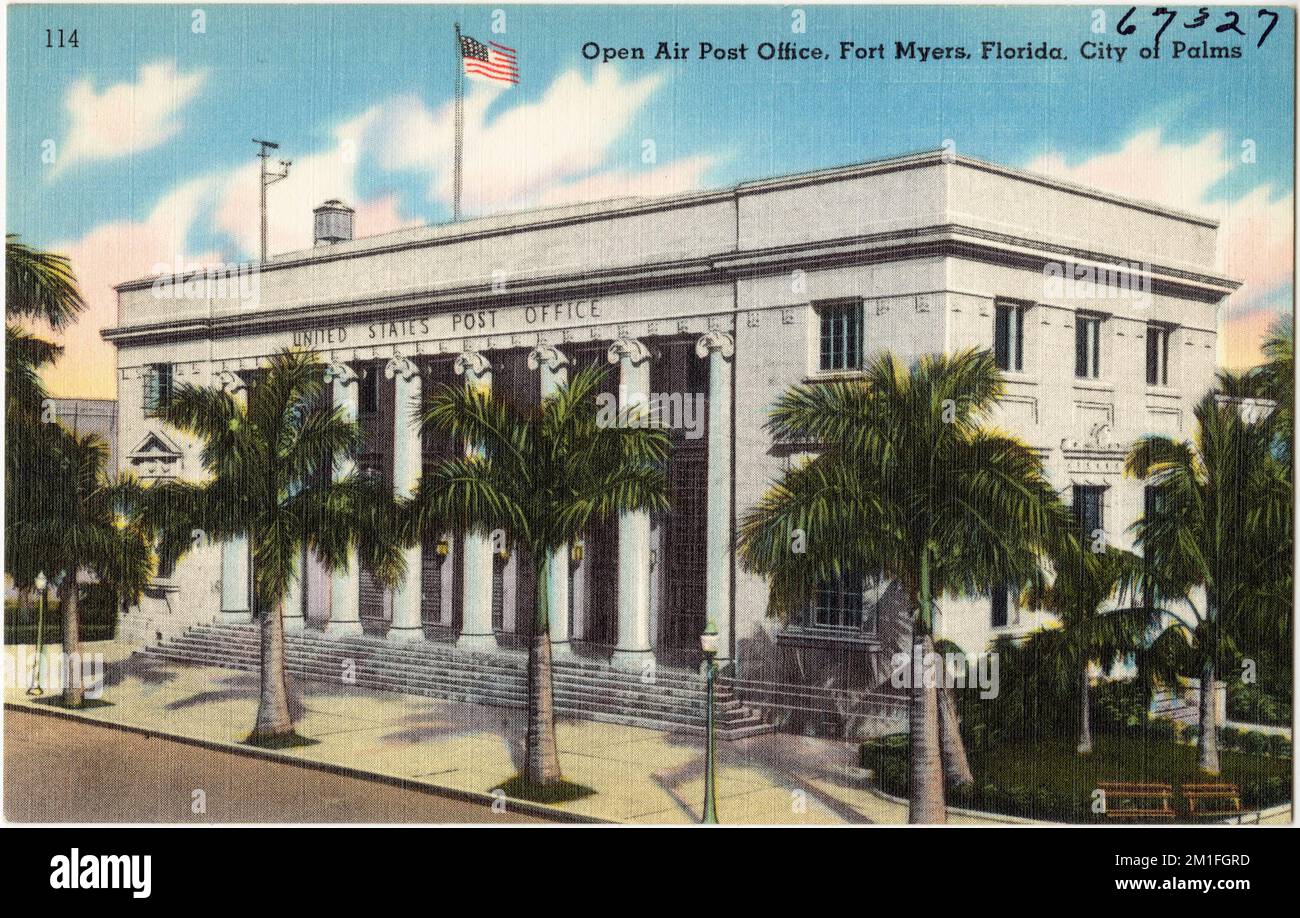 Open air post office, Fort Myers, Florida, City of Palms , Post offices ...