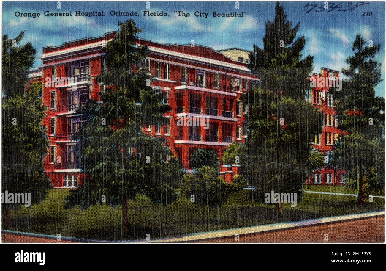 Orange General Hospital, Orlando, Florida, 'the city beautiful ...