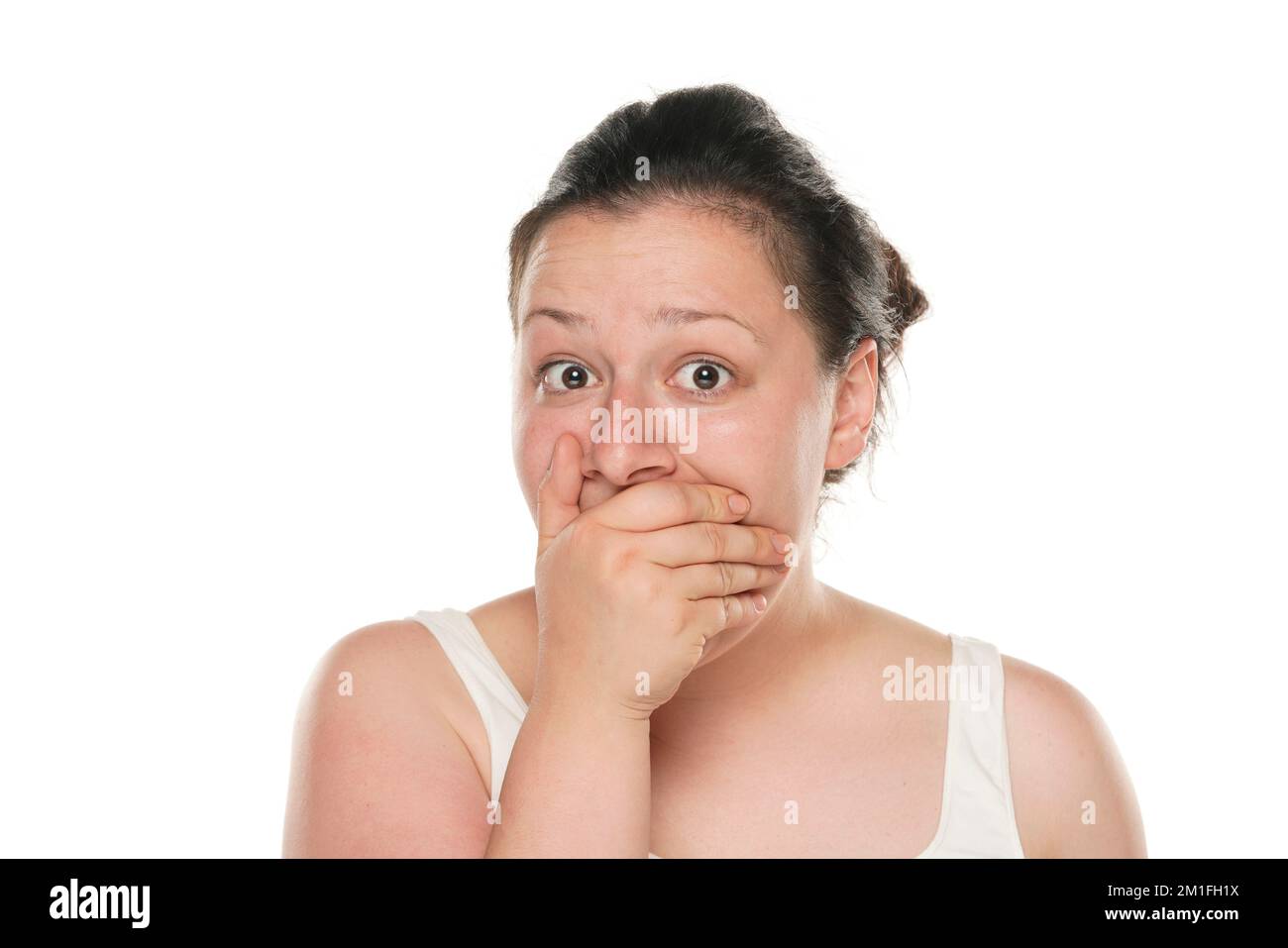 Ashamed gesture hi-res stock photography and images - Alamy