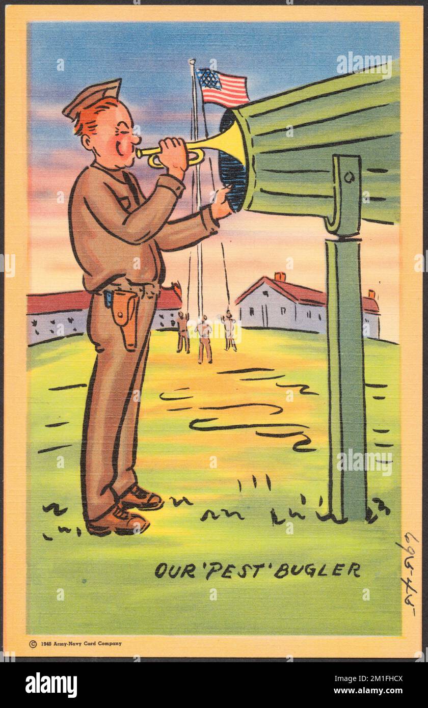 Our 'pest' bugler , Military personnel, Bugles, Military life, Tichnor ...