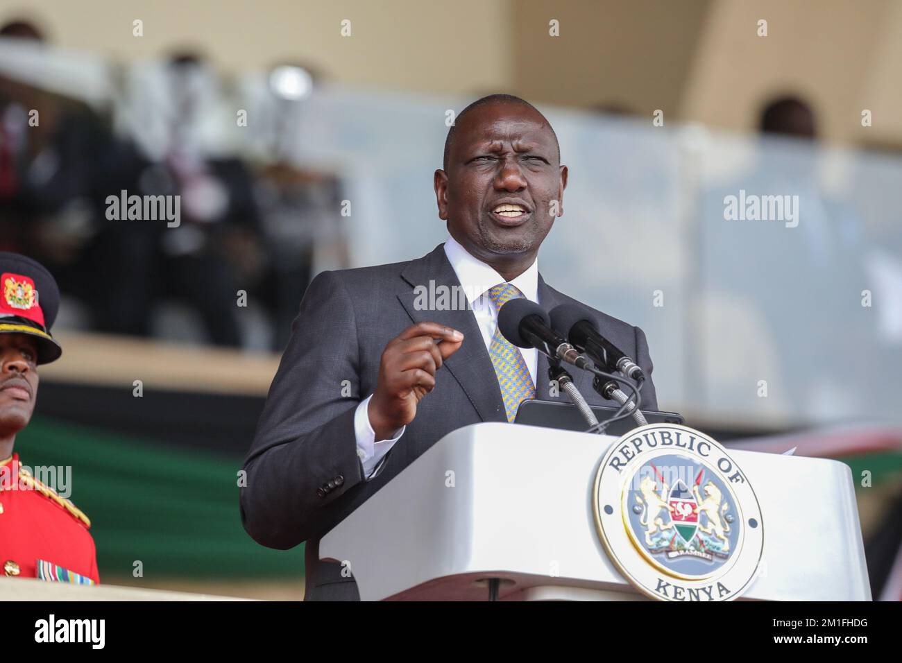 Nairobi, Kenya. 12th Dec, 2022. President William Ruto speaks during ...