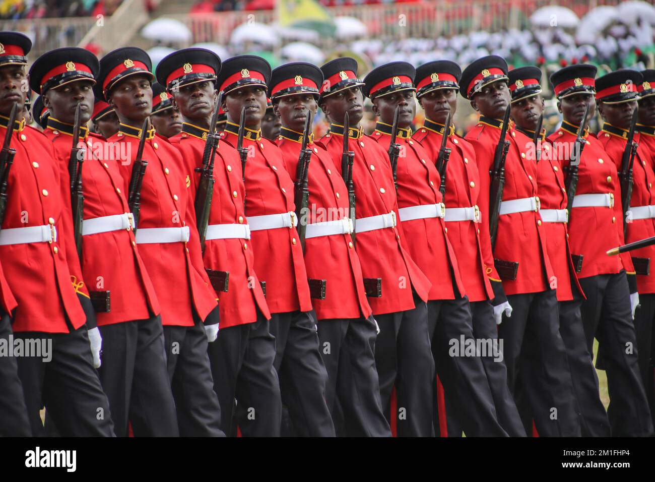 Nairobi, Kenya. 12th Dec, 2022. Members of the Kenya Defence Forces ...
