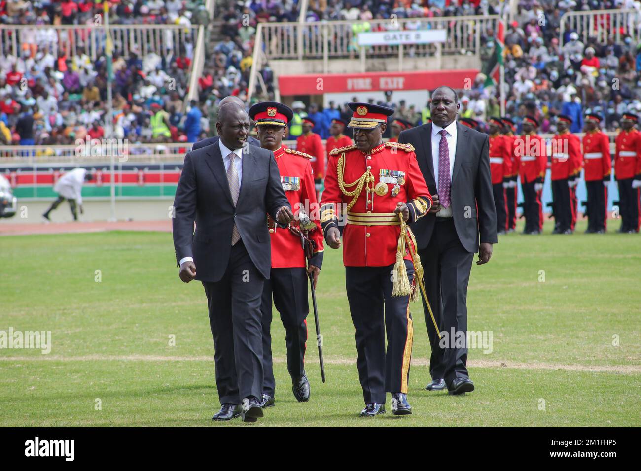 Nairobi, Kenya. 12th Dec, 2022. President William Ruto and Chief of ...