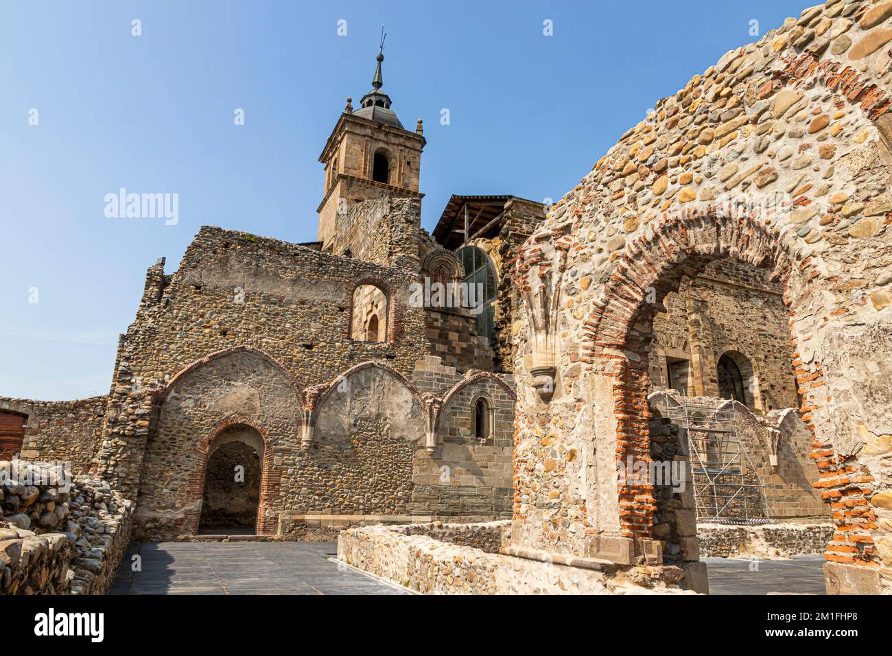 Carracedo, Spain. The Monastery of Santa Maria de Carracedo, an old ...