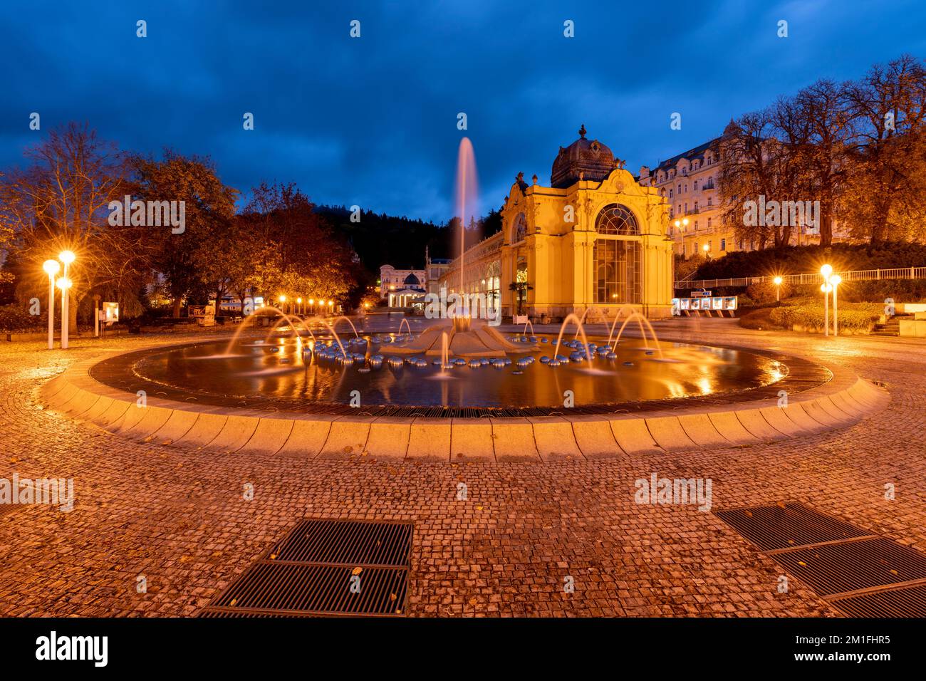 the most famous object in the city, singing fountain (CTK Photo/Ondrej ...