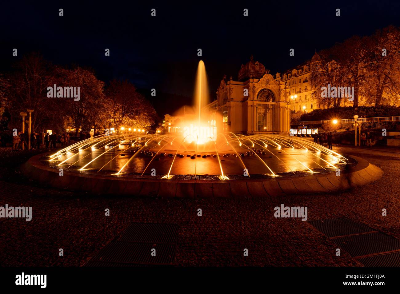 the most famous object in the city, singing fountain (CTK Photo/Ondrej ...