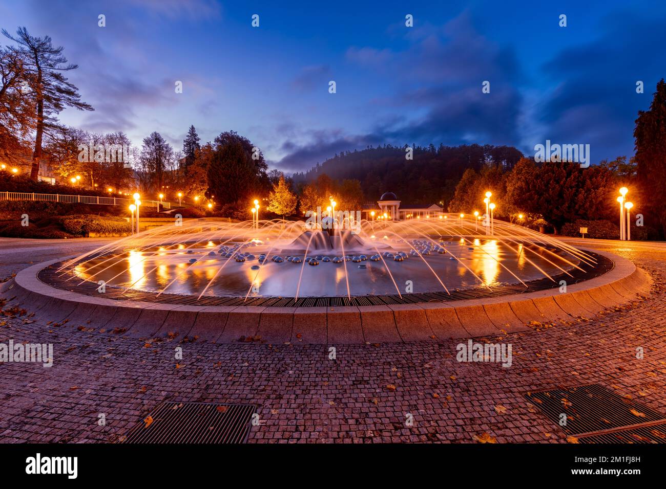 the most famous object in the city, singing fountain (CTK Photo/Ondrej ...