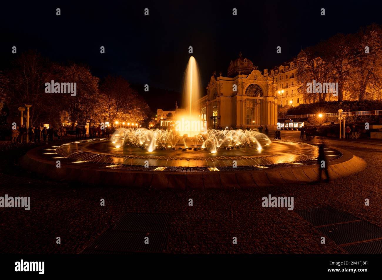 the most famous object in the city, singing fountain (CTK Photo/Ondrej ...