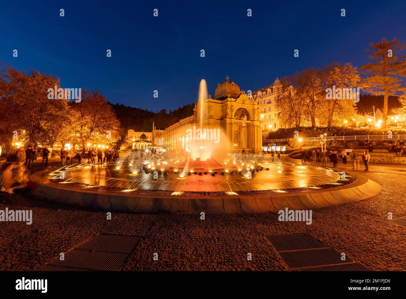 the most famous object in the city, singing fountain (CTK Photo/Ondrej ...
