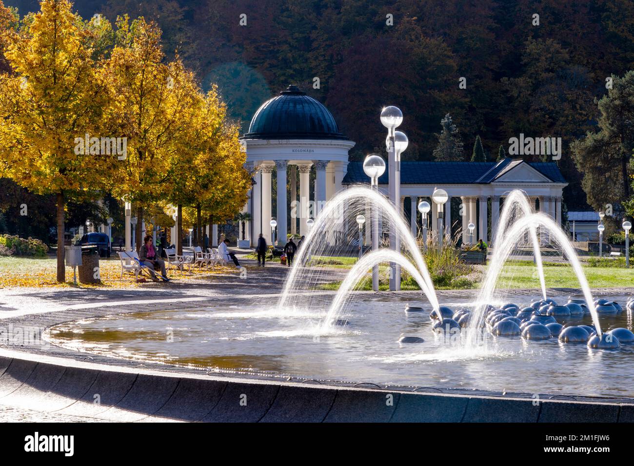 the most famous object in the city, singing fountain (CTK Photo/Ondrej ...