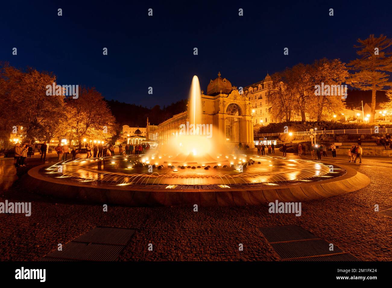 the most famous object in the city, singing fountain (CTK Photo/Ondrej ...