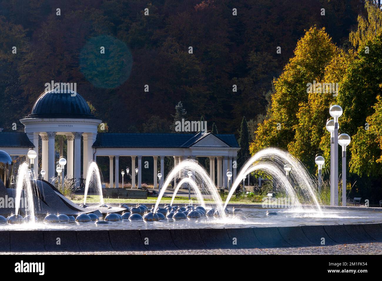 the most famous object in the city, singing fountain (CTK Photo/Ondrej ...