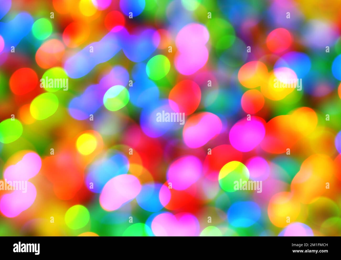 Rainbow Blur Bokeh Texture Bokeh Lights Background With Multi Colors