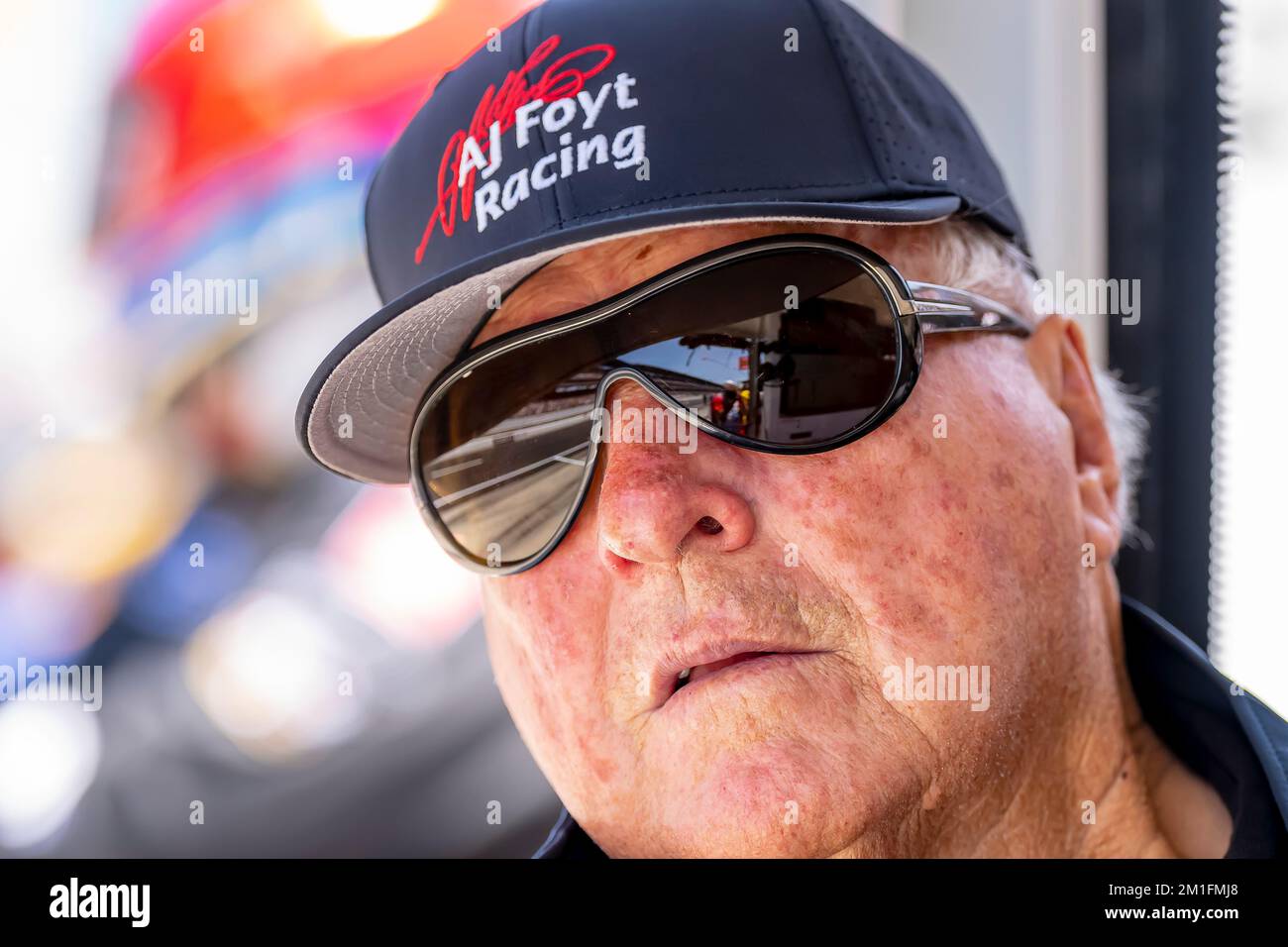 INDYCAR Series Team Owner, AJ Foyt Jr watches as his teams prepare to ...