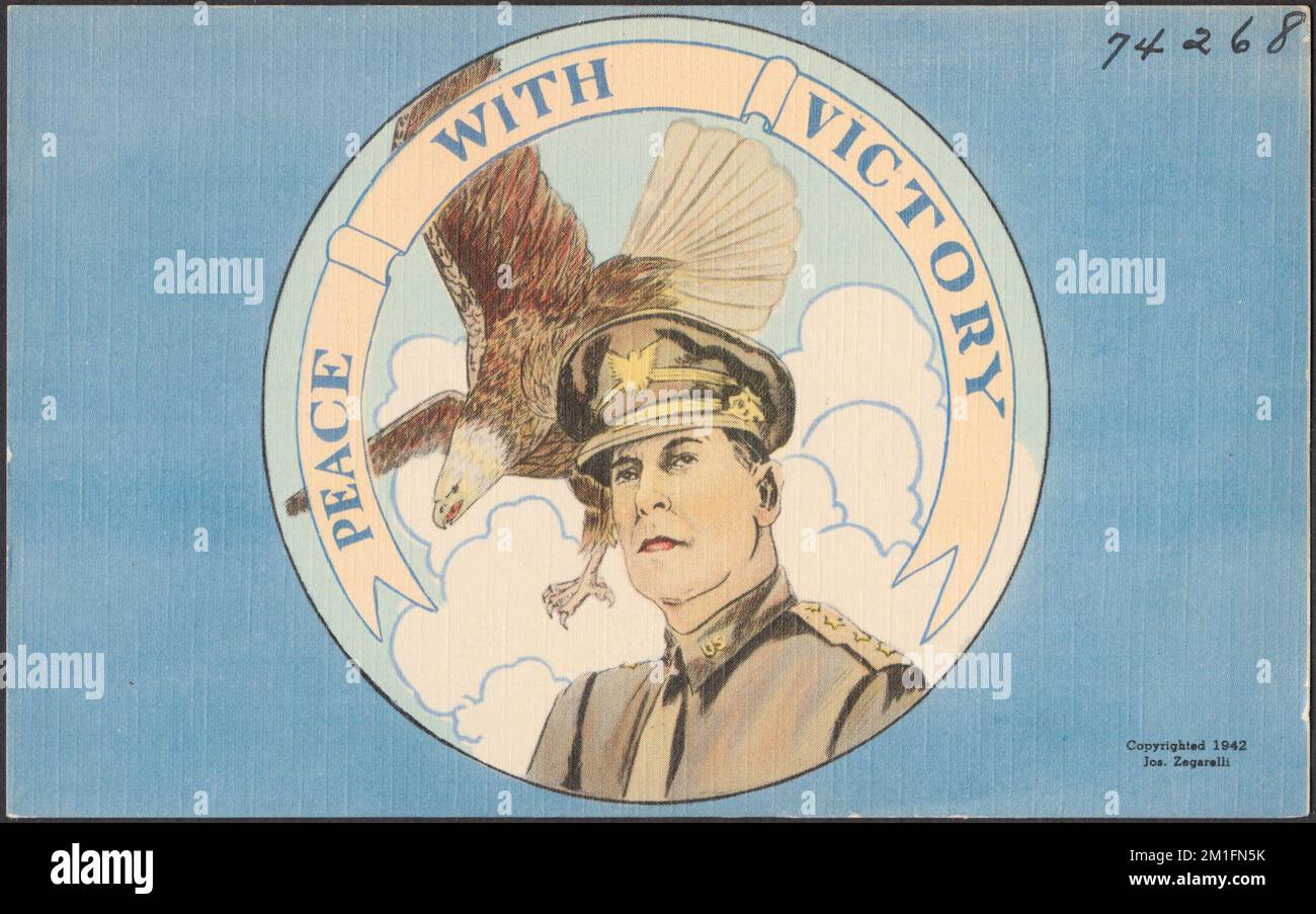 Peace with Victory , Military personnel, Eagles, Tichnor Brothers ...