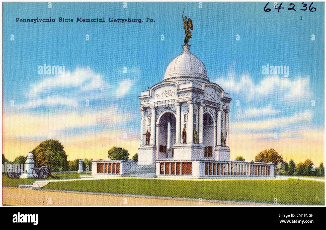 Pennsylvania State Memorial, Gettysburg, Pa. , Monuments & memorials ...