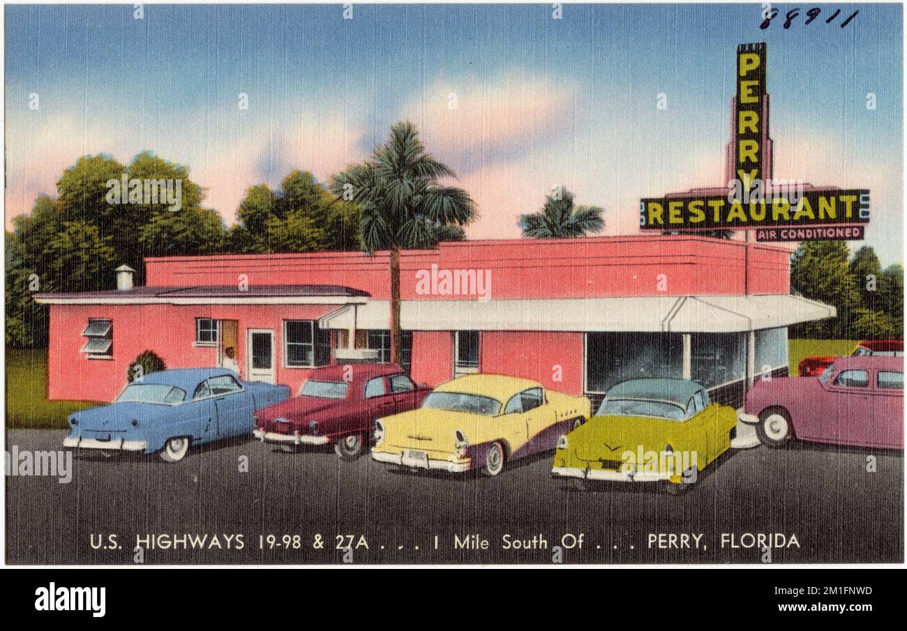 Perry florida map hi-res stock photography and images - Alamy