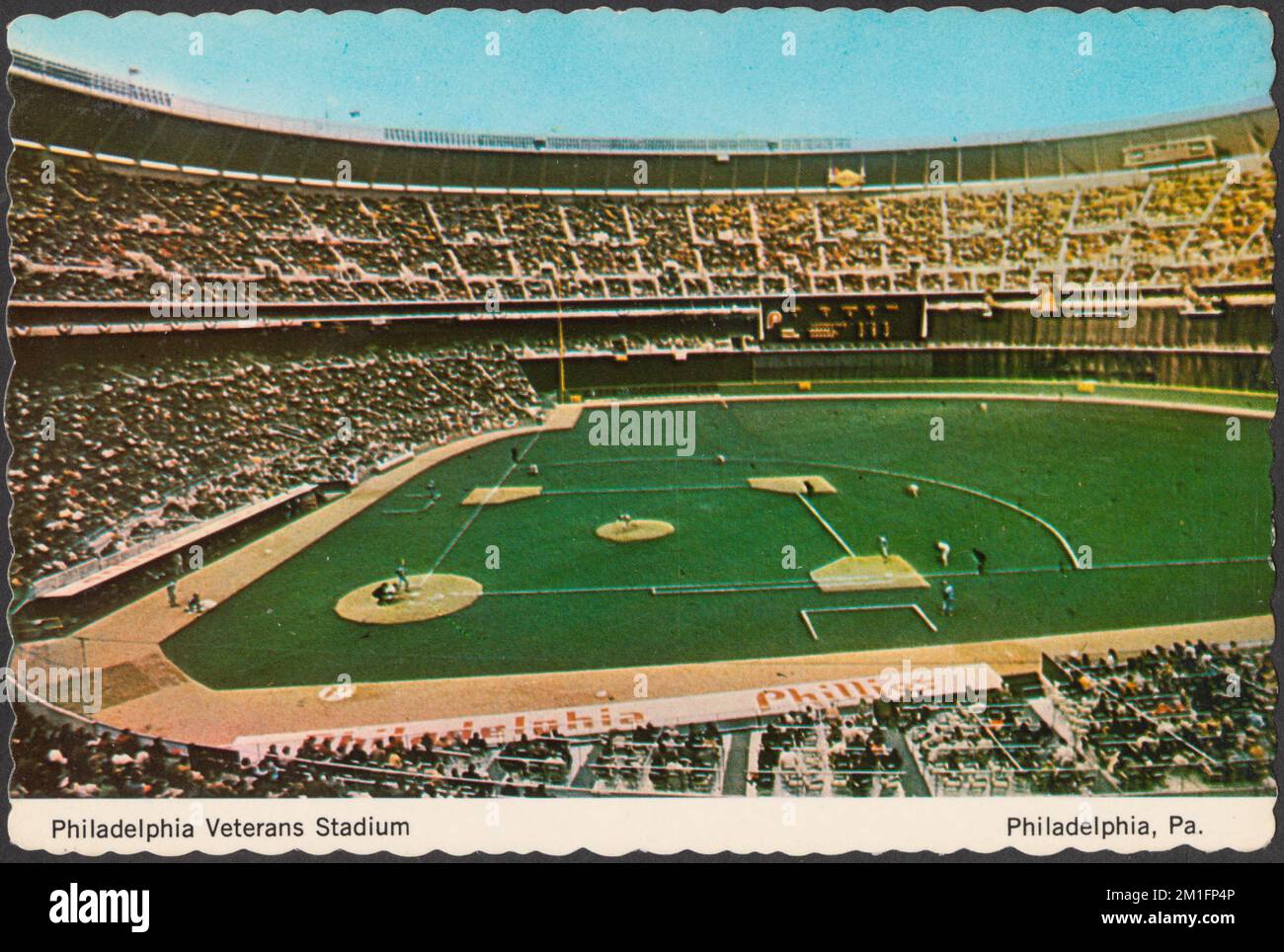 Philadelphia Veterans Stadium, Philadelphia, Pa. , Stadiums, Tichnor ...