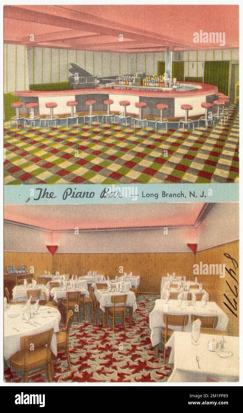 The Piano Bar- Long Branch, N.J. , Restaurants, Tichnor Brothers ...
