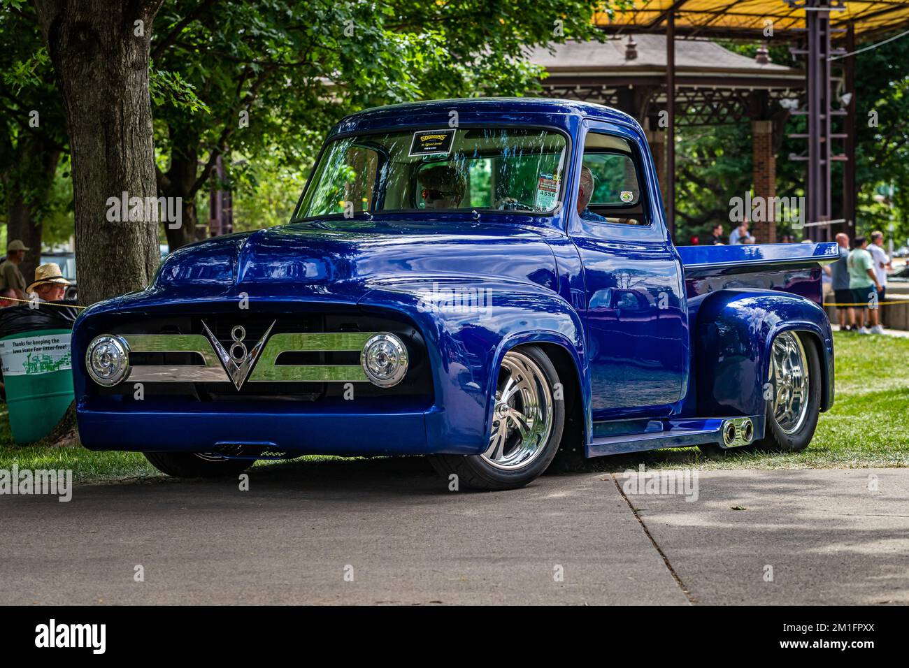 Des Moines, IA - July 03, 2022: Low perspective front corner view of a ...