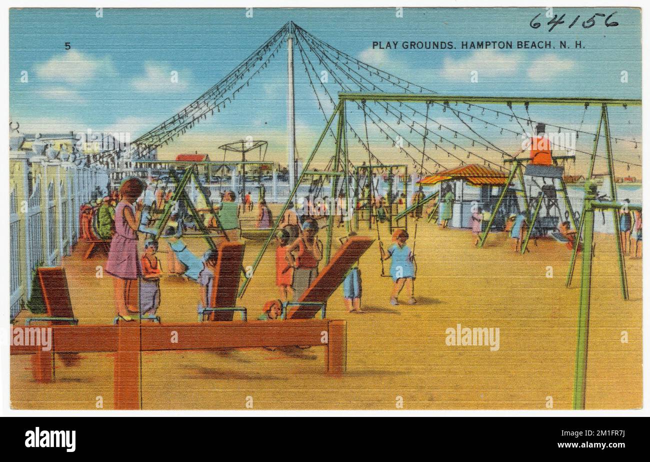 Playgrounds, Hampton Beach, N.H. , Sports & recreation facilities ...
