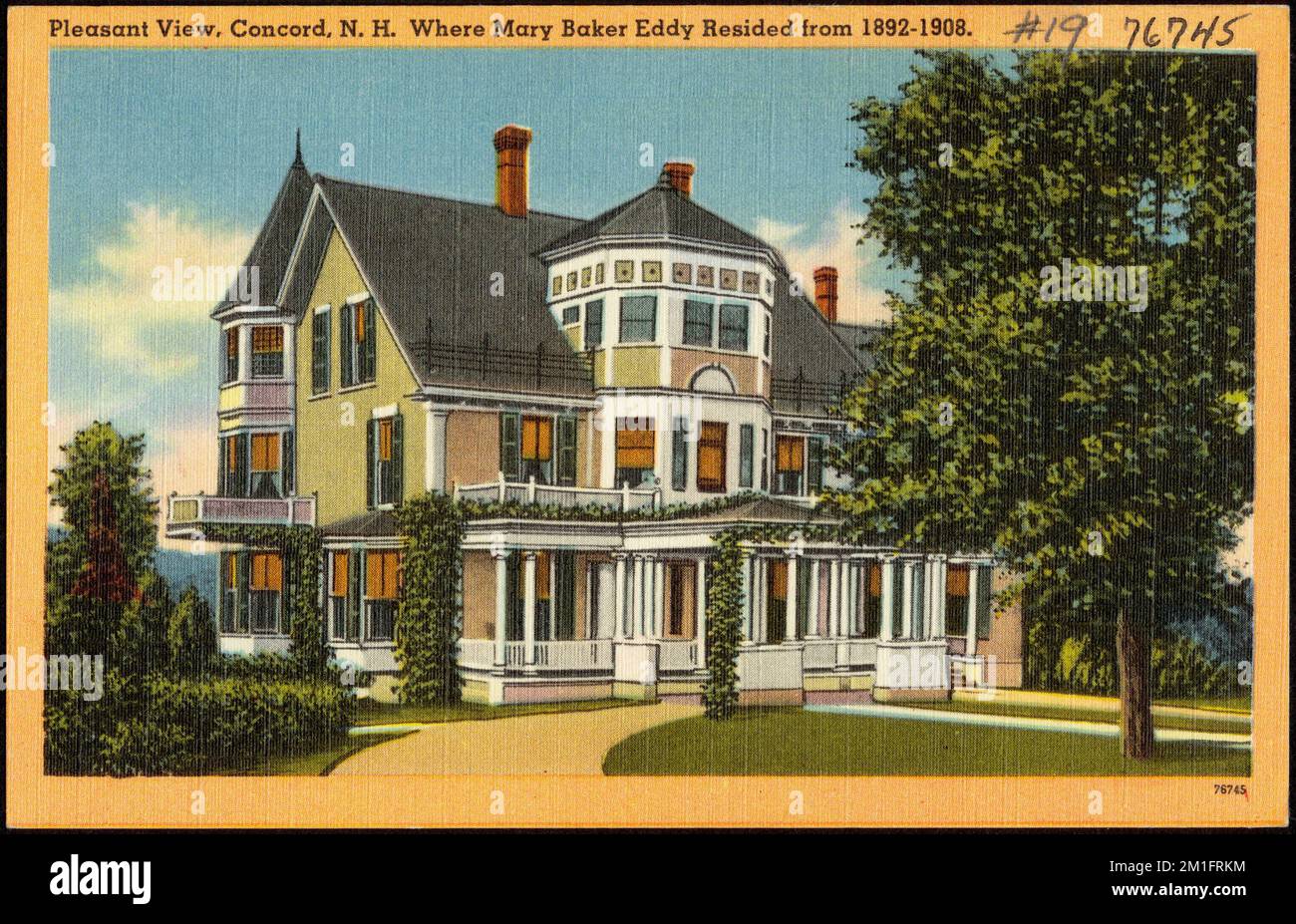 Pleasant View, Concord, N. H., where Mary Baker Eddy Resided from 1892 ...