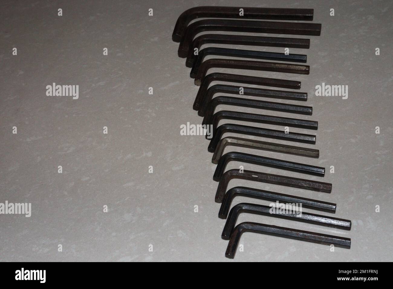 Multiple allen hex keys hi-res stock photography and images - Alamy