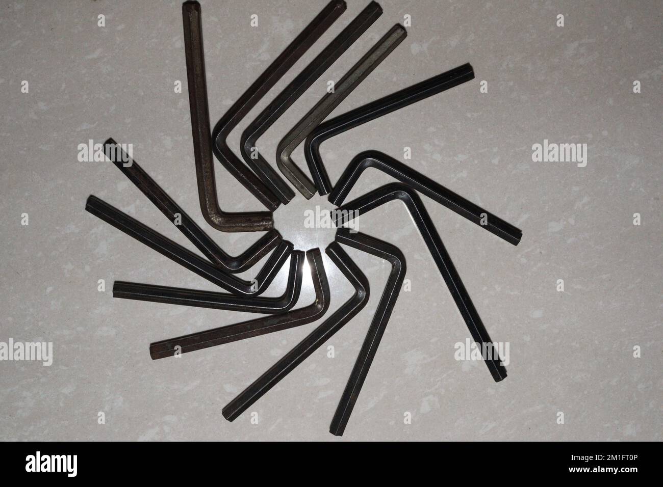Multiple allen hex keys hi-res stock photography and images - Alamy