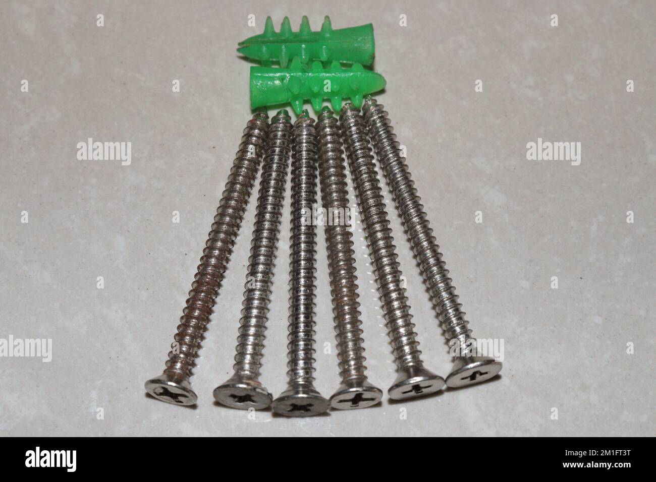 Plastic Self Drilling Drywall Anchors with Phillips Flat Head Self ...