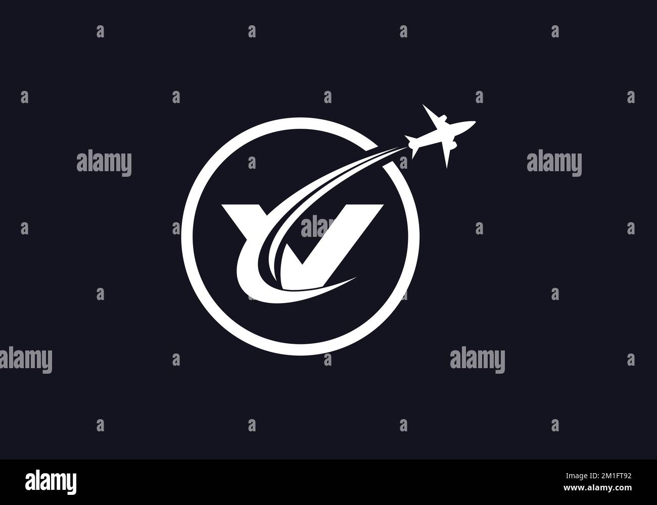 Aviation company logo designs Stock Vector Images - Alamy