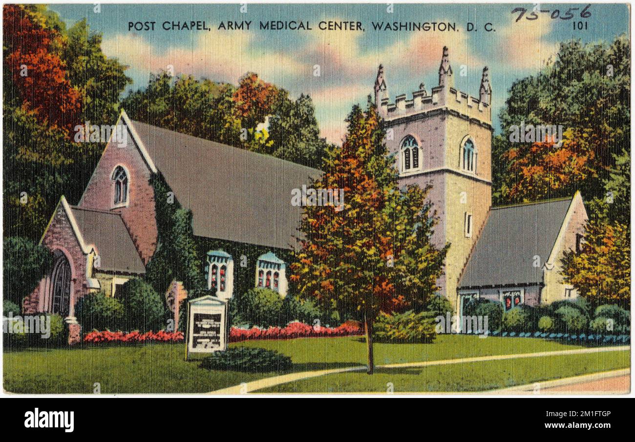 Post Chapel Army Medical Center, Washington, D. C. , Military ...