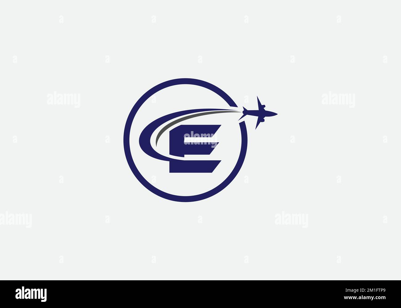 Aviation company logo designs Stock Vector Images - Alamy