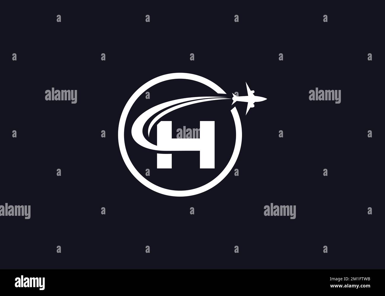 Aviation company logo designs Stock Vector Images - Alamy