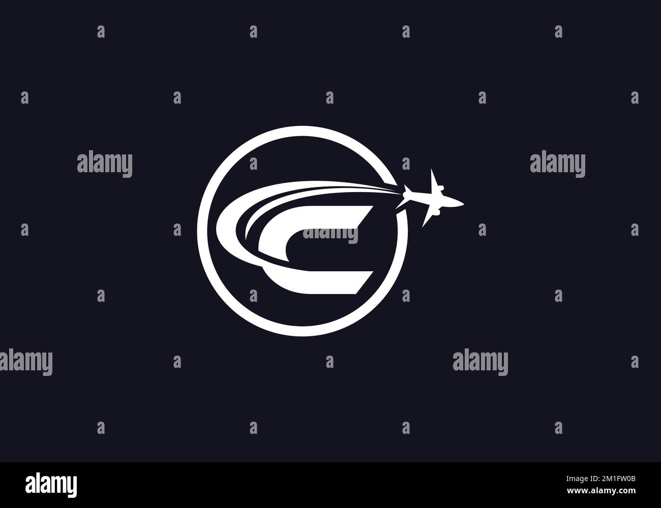 Aviation company logo designs Stock Vector Images - Alamy