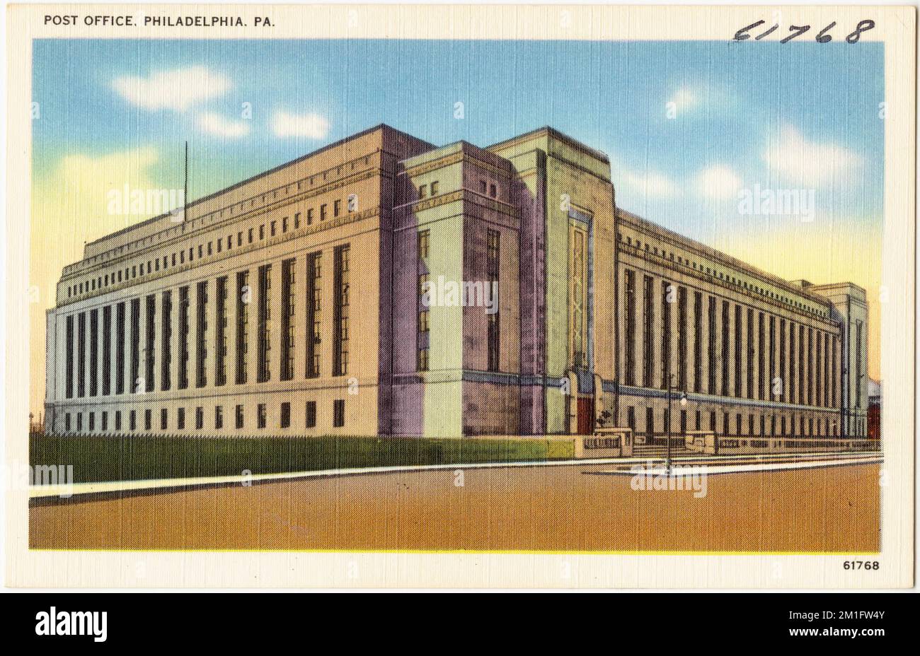 Post office, Philadelphia, PA. , Post offices, Tichnor Brothers ...